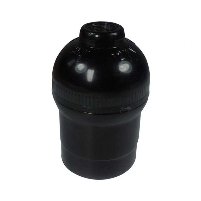 SOCKET SENCILLO C/ROSCA SAMY NEGRO - Electrica Gutierrez