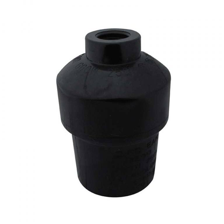 SP-313N SOCKET SENCILLO ROSCA NEGRO SUPPLIER - Electrica Gutierrez
